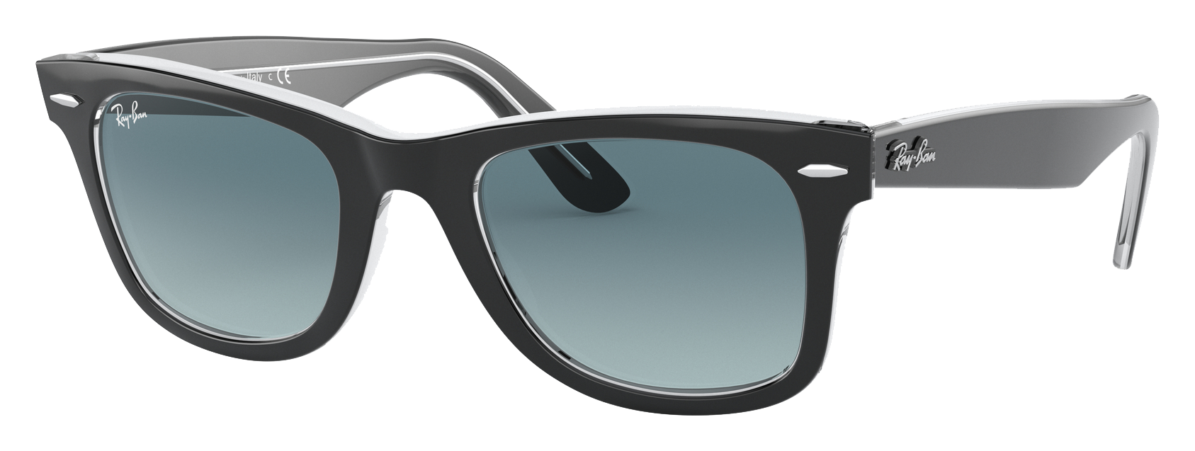 Ray-Ban Original Wayfarer Bicolor RB2140 Gradient Glass Sunglasses ...